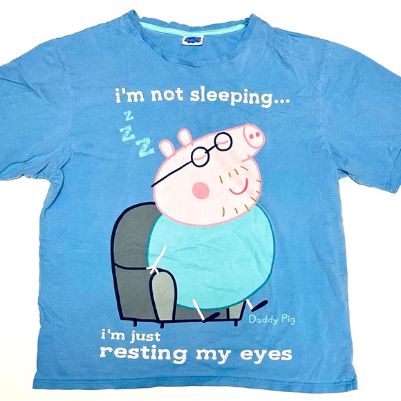 Shirts | Daddy Pig From Peppa Pig Pajamas Set Shirt And Shorts | Poshmark